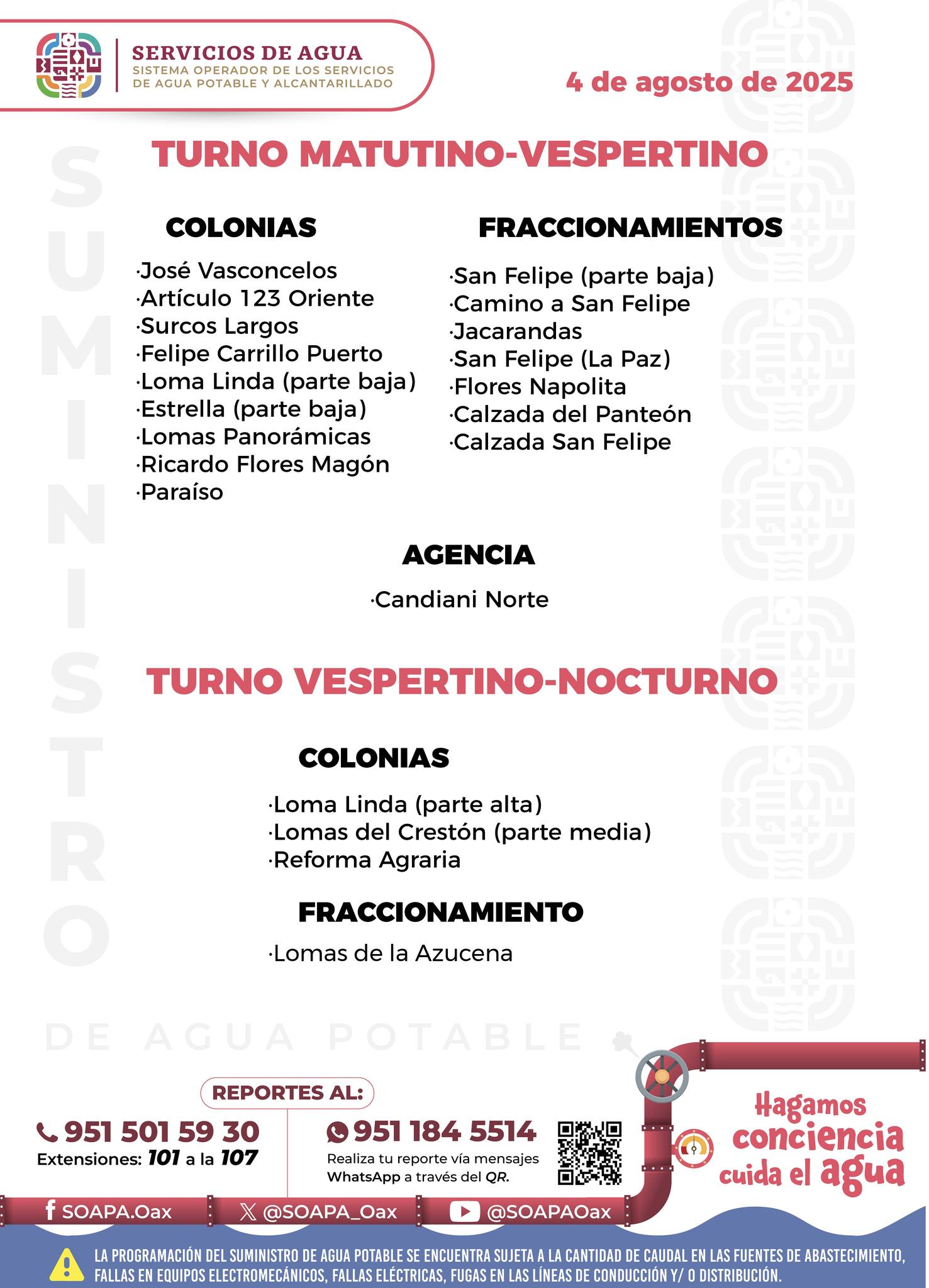 REPARTO DE #AGUAPOTABLE EN OAXACA | Presente de Oaxaca